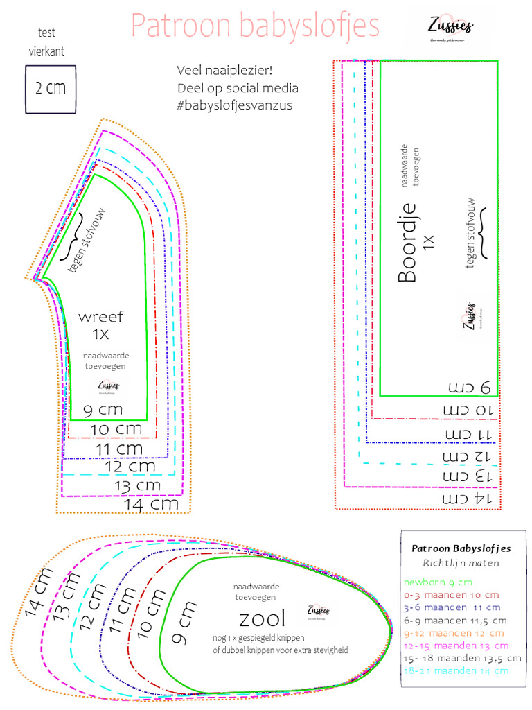 Baby Slofjes Patroon | PDF