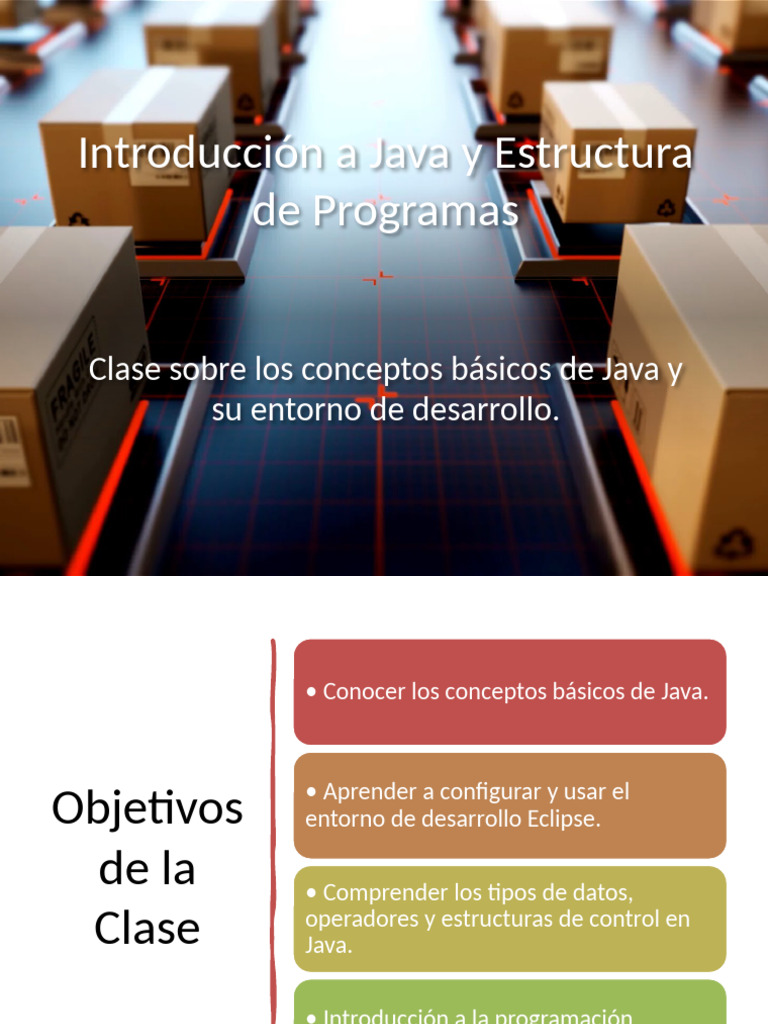 Introduccion A Java y Estructura de Programas | PDF | Java (lenguaje de ...