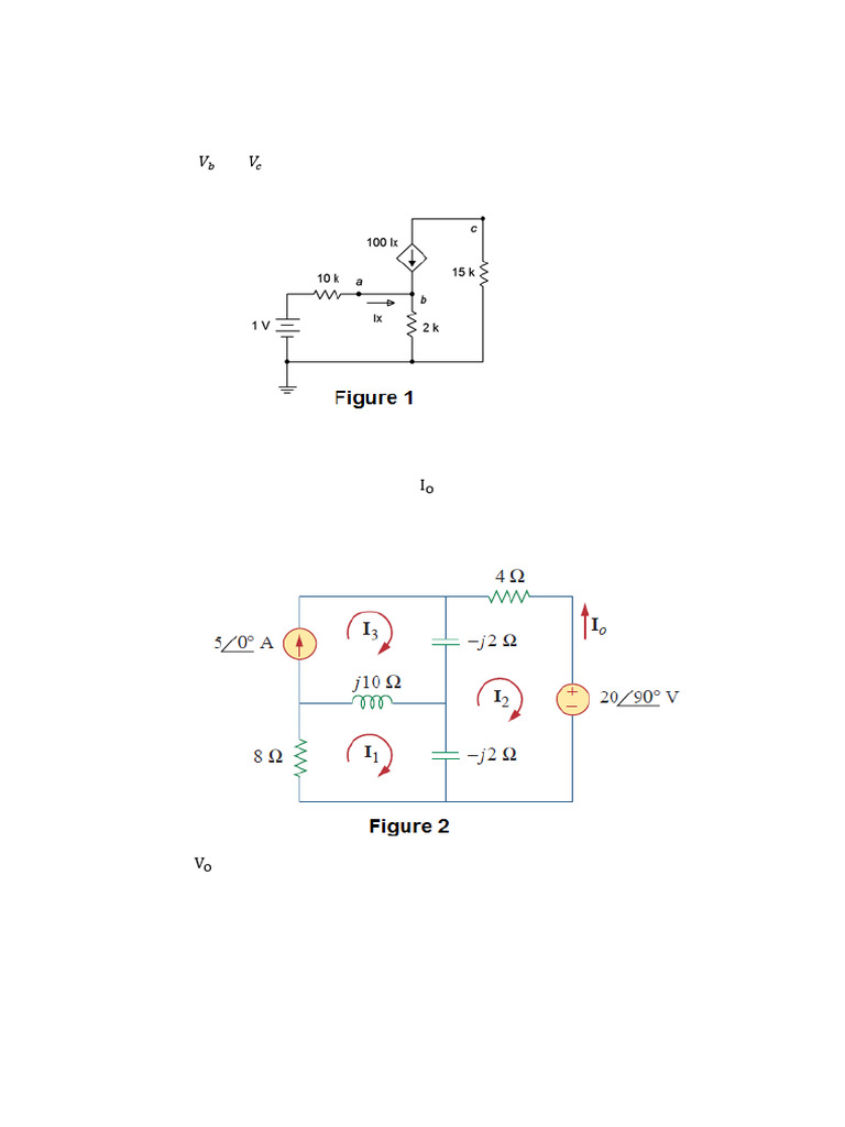 ES 211 Tutorial One 2022-1 | PDF | Amplifier | Electrical Impedance