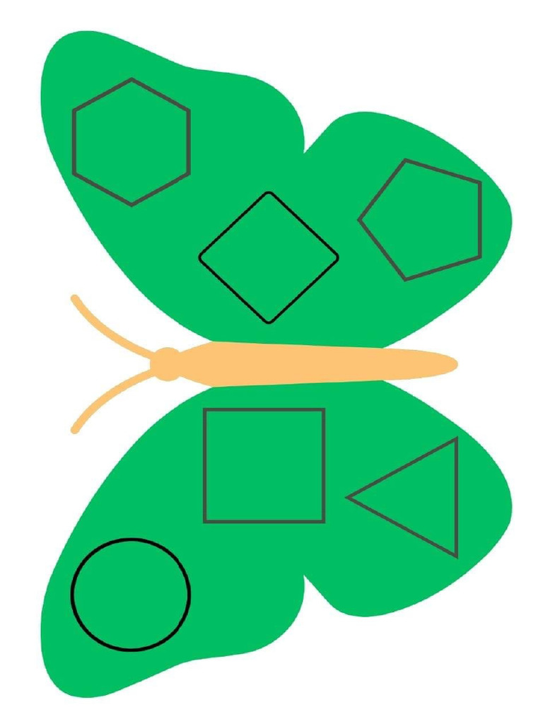 Atividade borboleta cores e forma | PDF