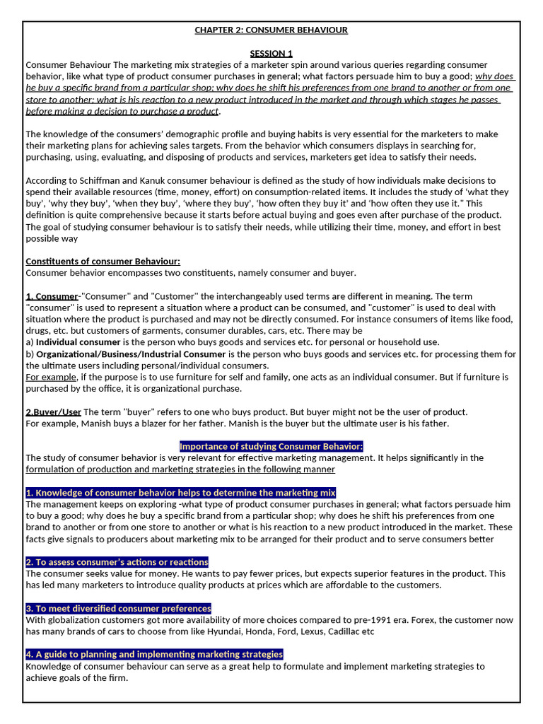 Understanding Consumer Behavior Factors | PDF | Consumer Behaviour ...