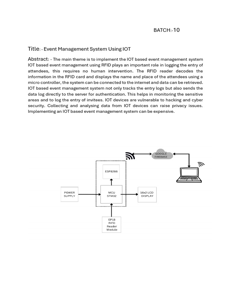 major-1 | PDF | Microcontroller | Radio Frequency Identification