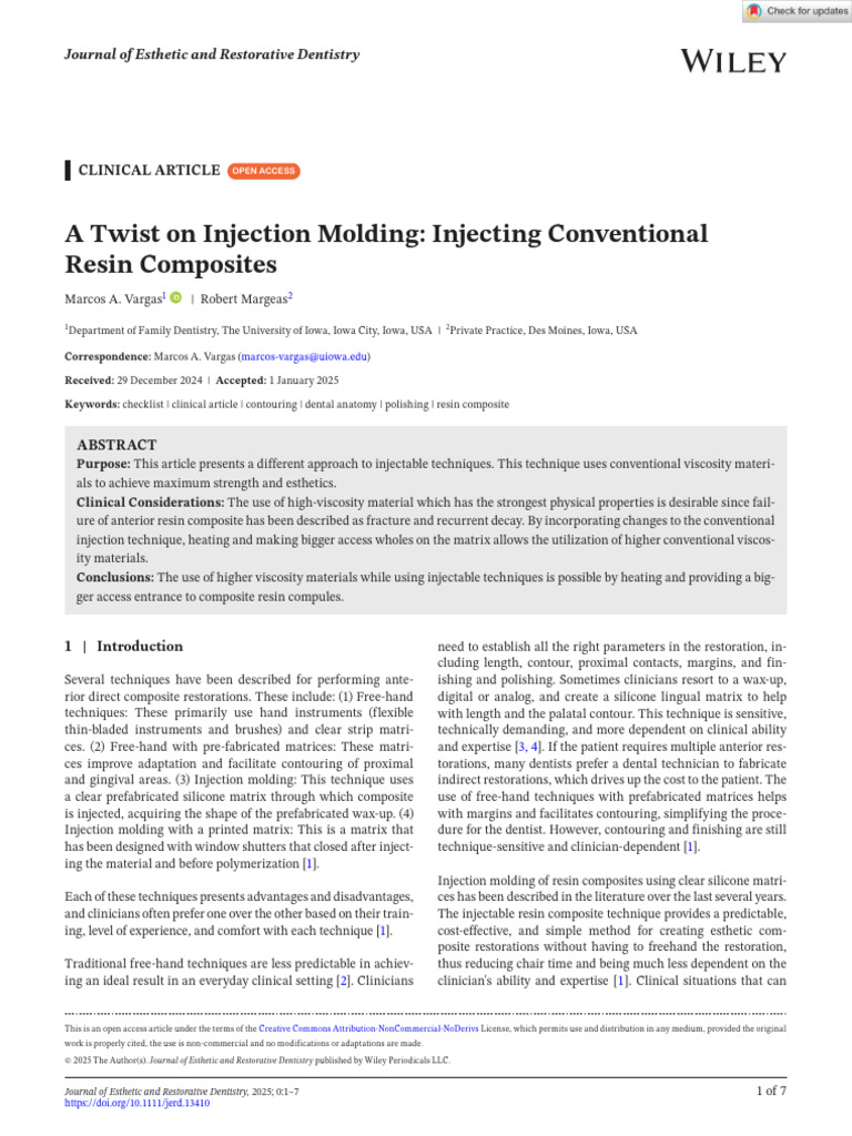 A Twist On Injection Molding - Injecting ConventionalResin Composites ...