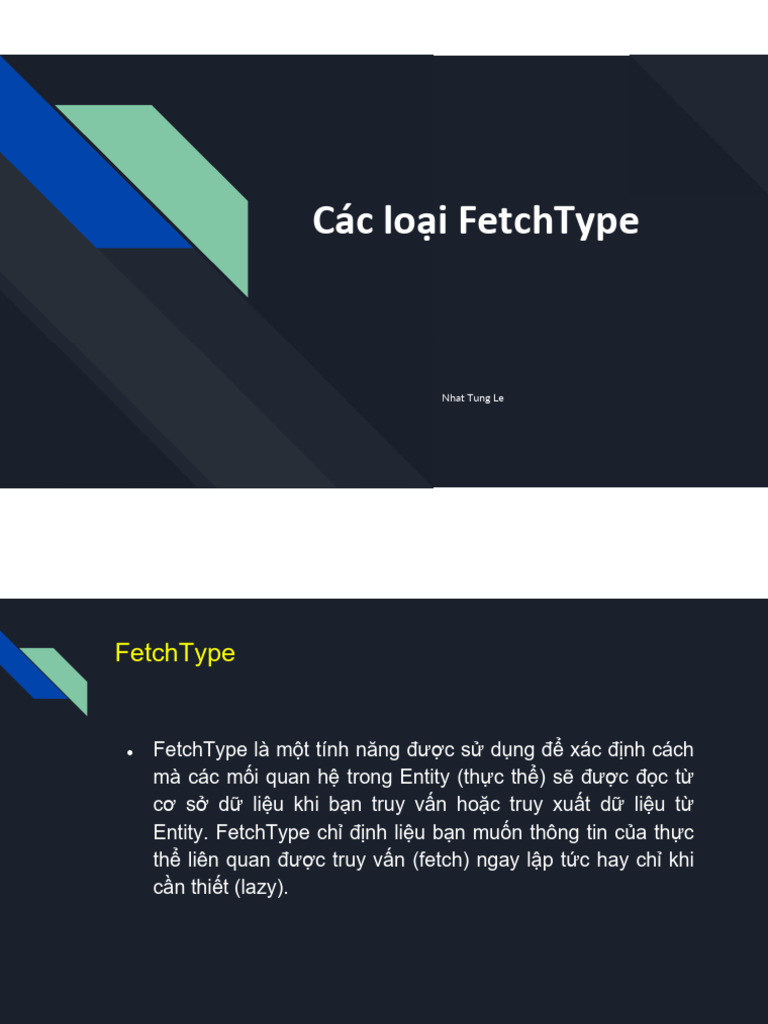 14 05. Cac Loai FetchType | PDF