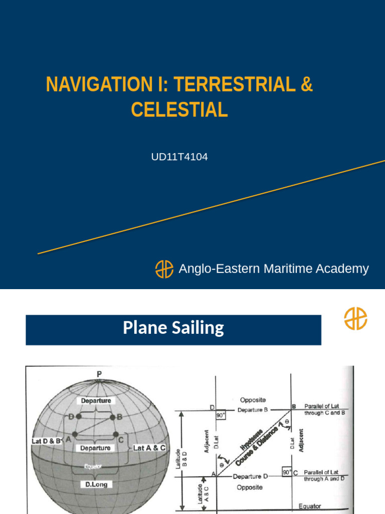 1.4 Plane Sailing Numericals | PDF