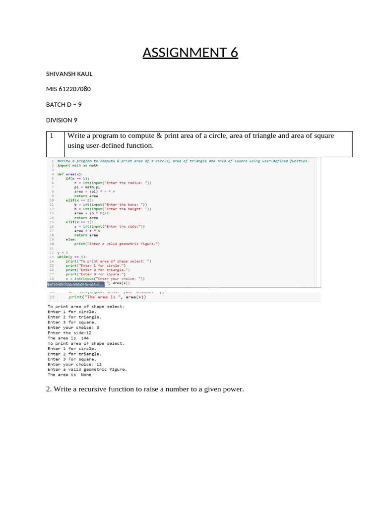 Assignment6 612207080 | PDF