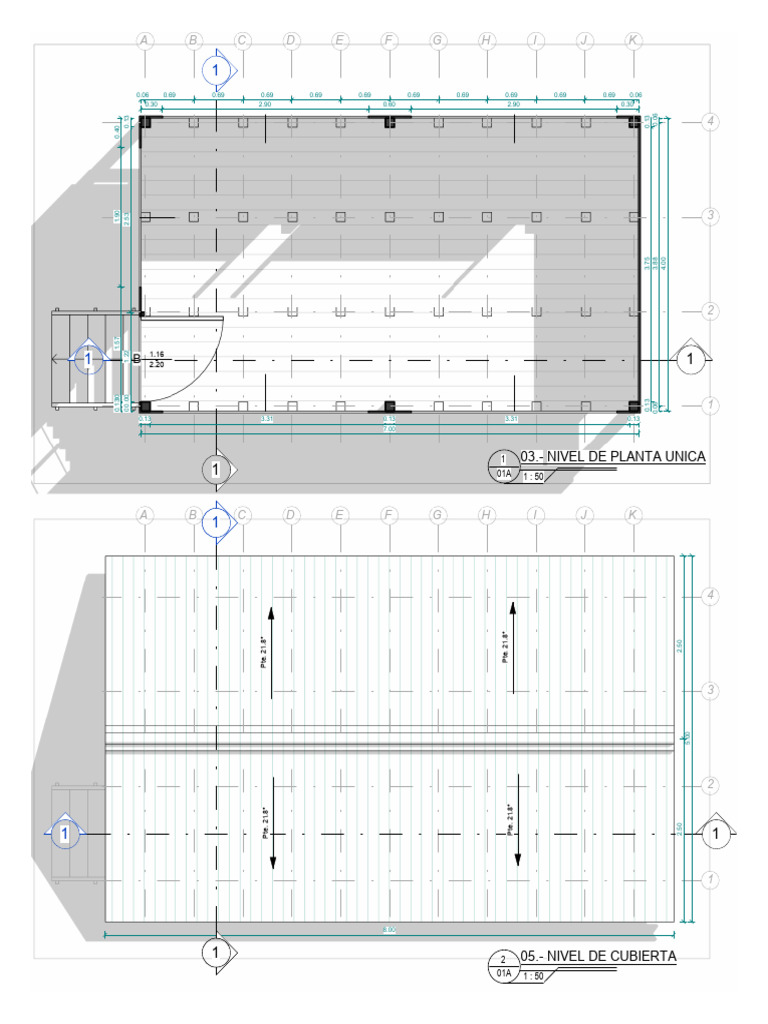 Plano de Casa 7x4 con Madera de Payol | PDF