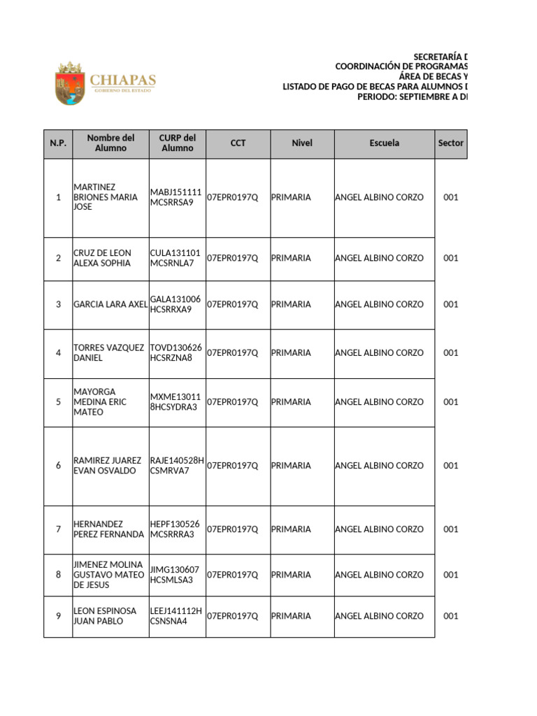 BASE BECADOS 2024 CIRCULAR 0016 2025 | PDF