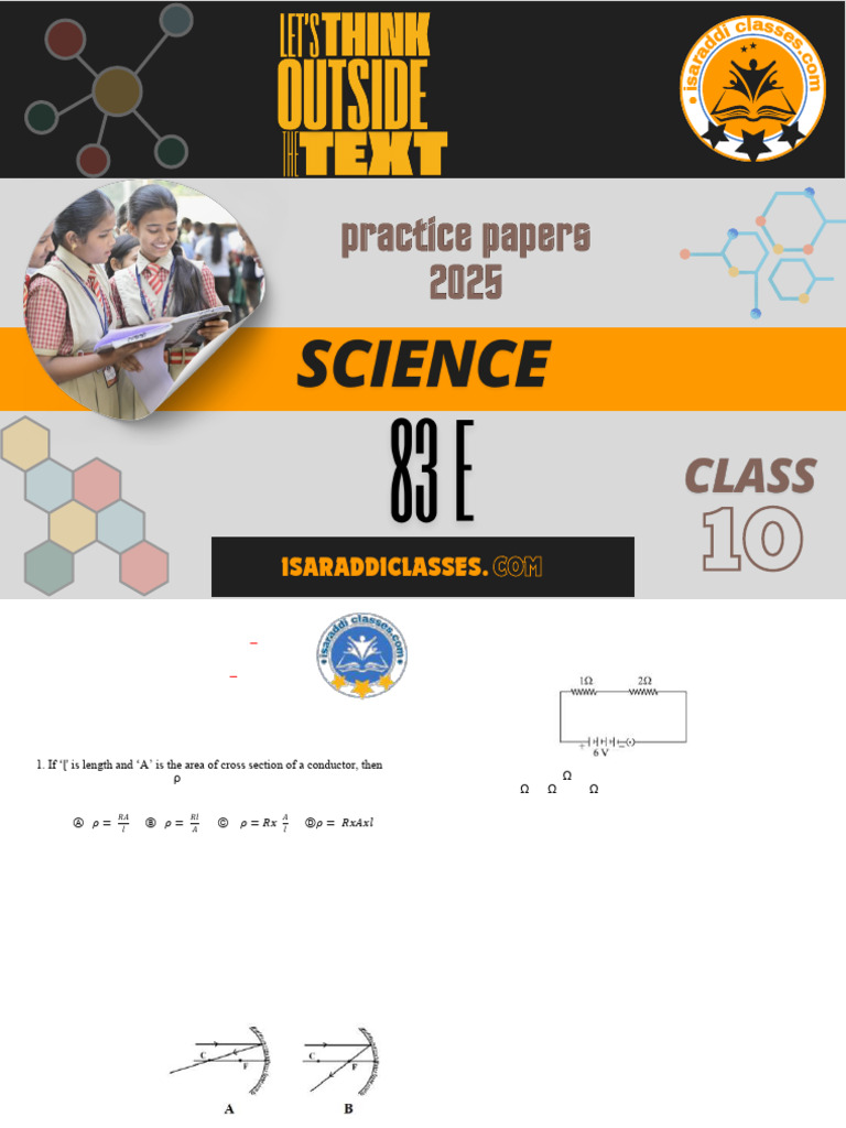 83 E - Practice Papers | PDF | Chemical Reactions | Acid