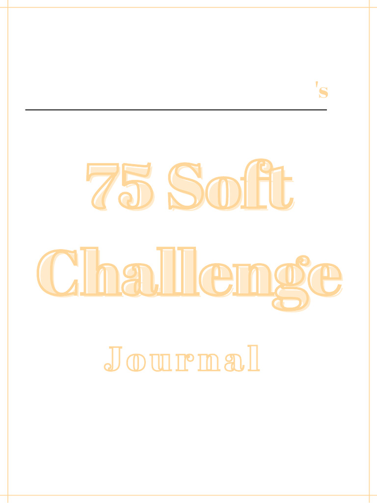 75 Soft Challenge Overview and Tracker | PDF