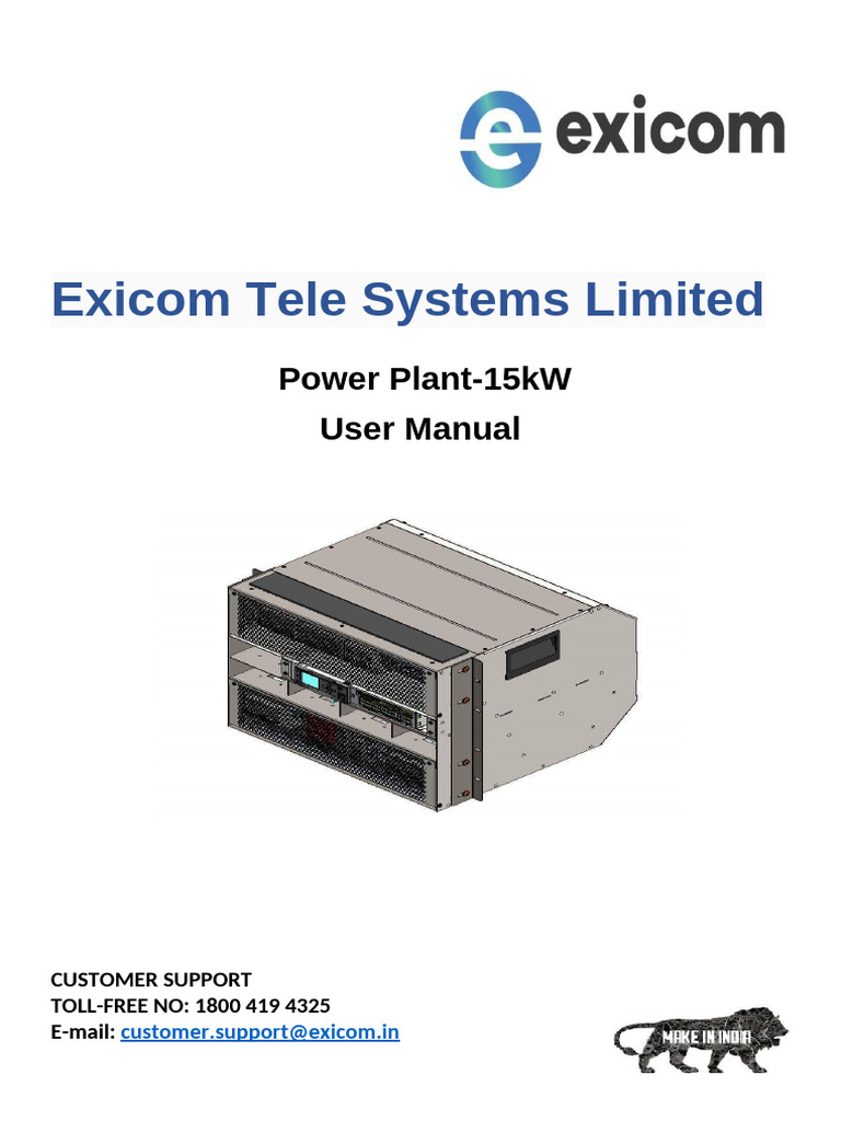 Power Plant-15kW | PDF
