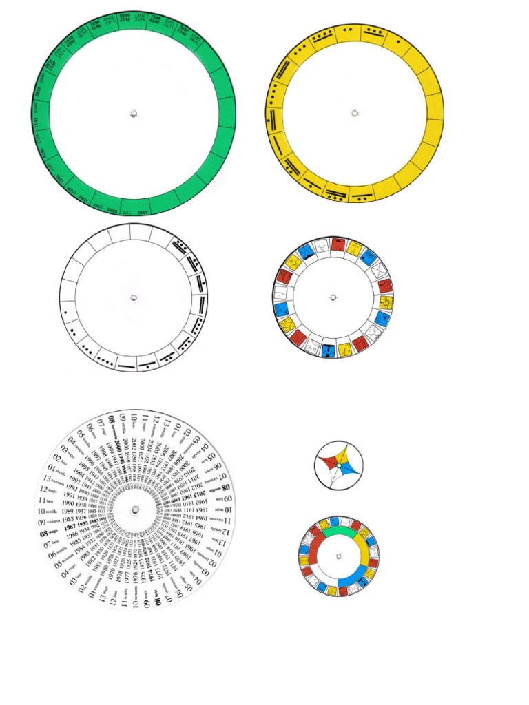 Brujula Maya Chica Color 1 | PDF