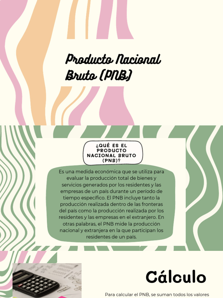 Producto Nacional Bruto (PNB) | PDF | Producto Interno Bruto | Economias