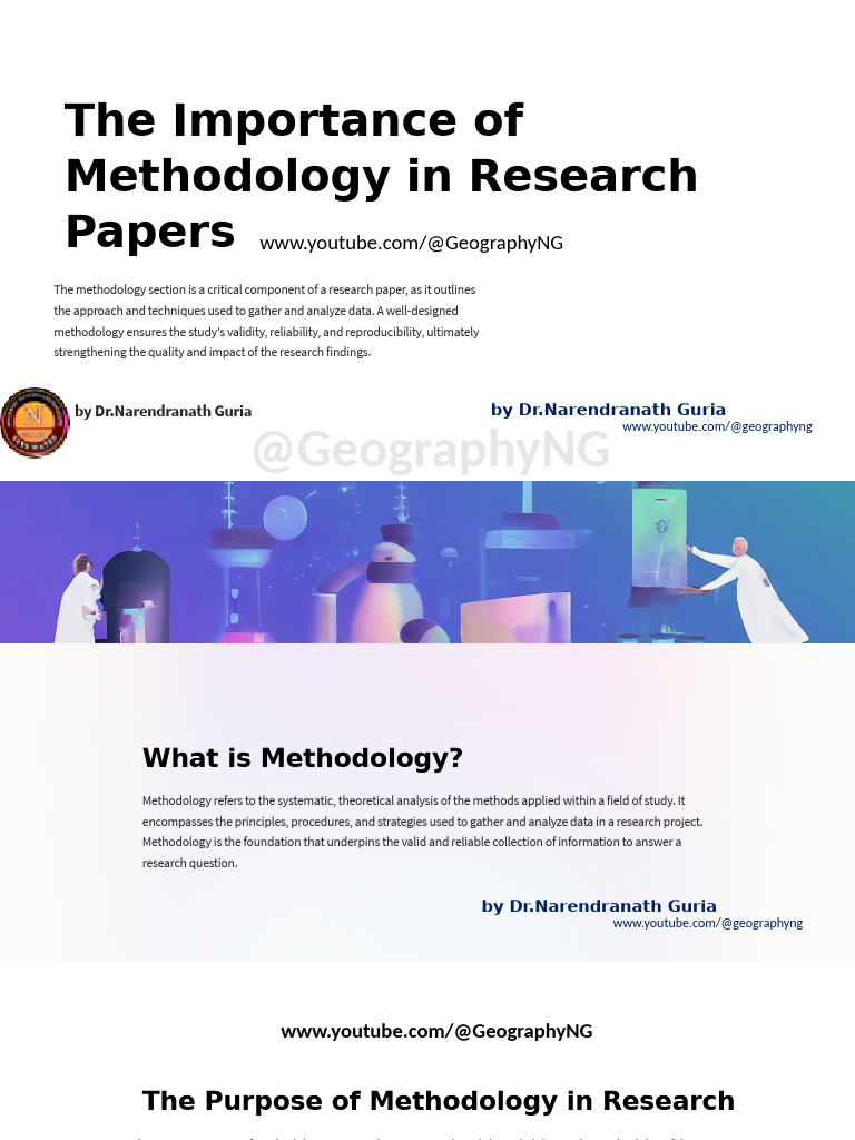 The Importance of Methodology in Research Papers | PDF | Methodology ...