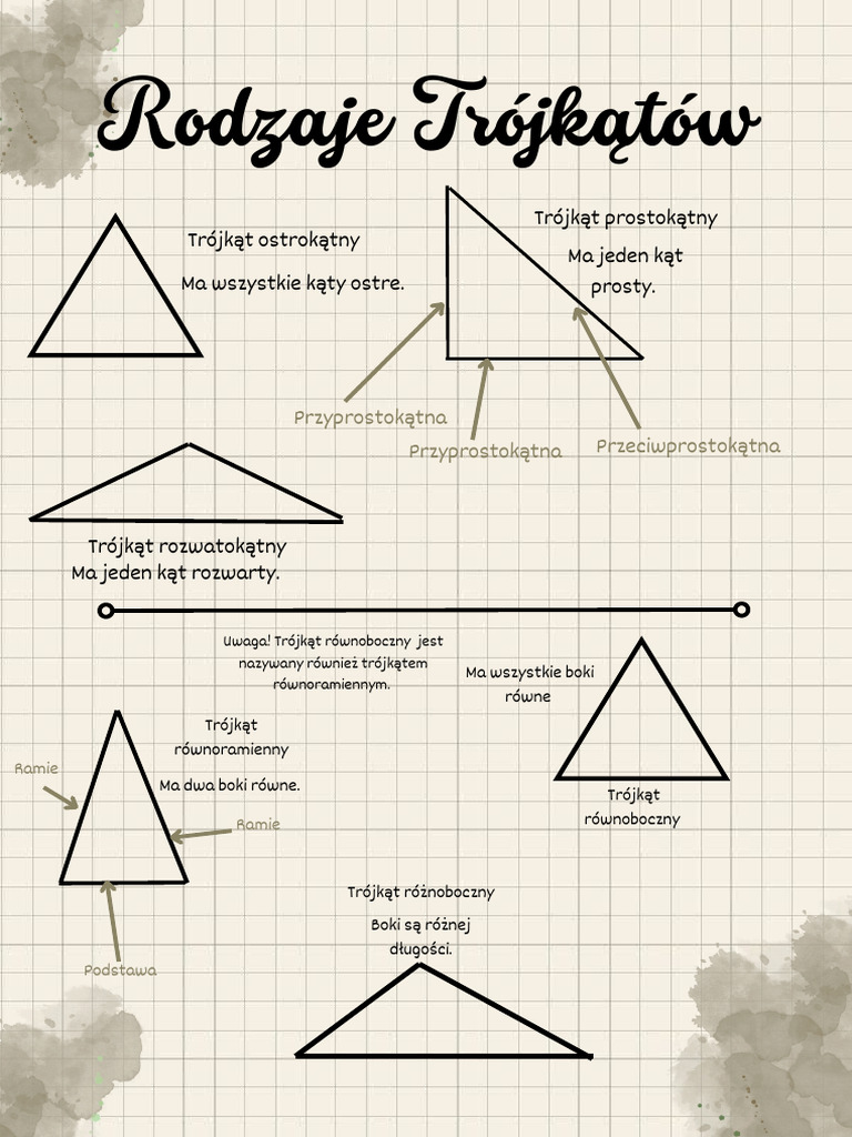 Rodzaje trójkątów | PDF