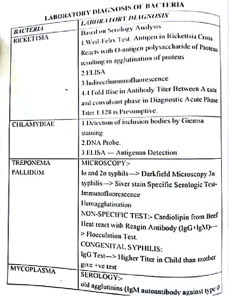 Bacterial Lab Diagnosis | PDF