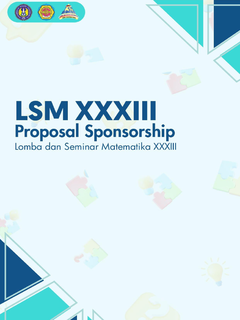 Contoh PROPOSAL SPONSORSHIP LSM XXXIII-1 | PDF