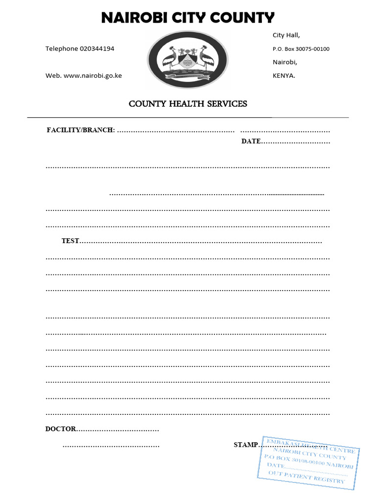 Nairobi City County | PDF