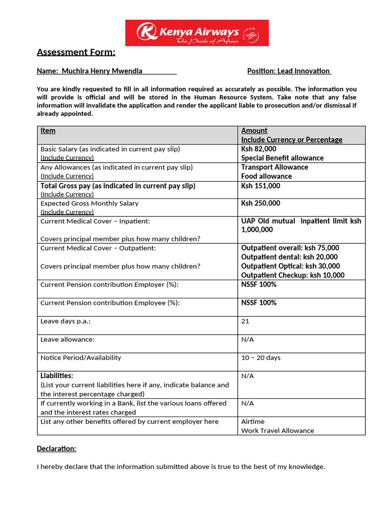 Deliverable Assessment Form | PDF | Personal Finance | Financial Services