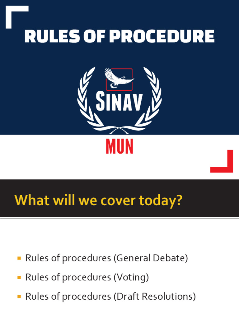 10. Rules of Procedure | PDF | Group Decision Making | Parliamentary ...