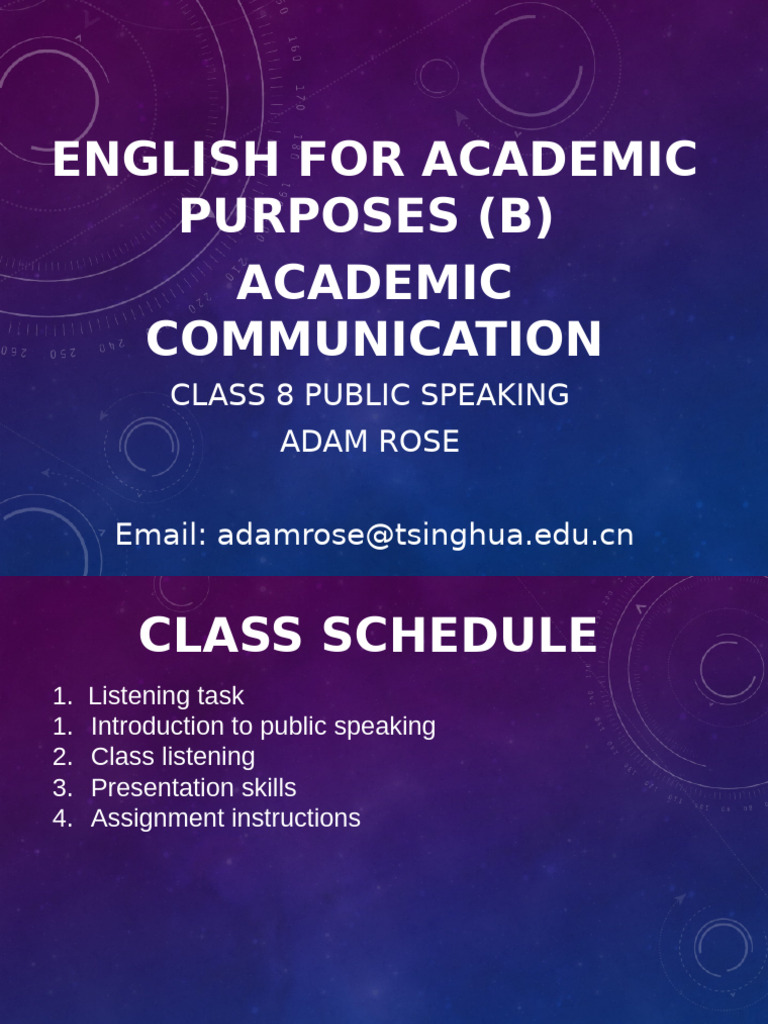 Lecture 8 Public Speaking Final | PDF | Public Speaking | Body Language
