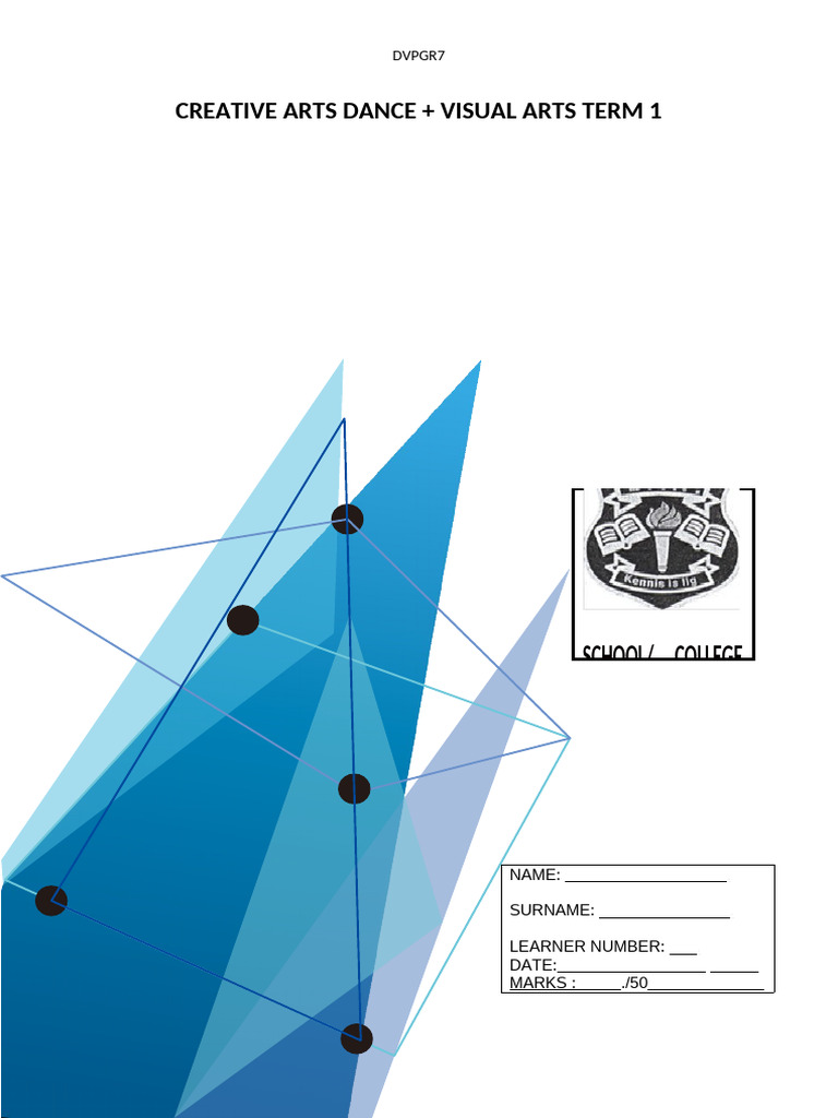 Dance and Visual Arts Term 1 Assessment | PDF