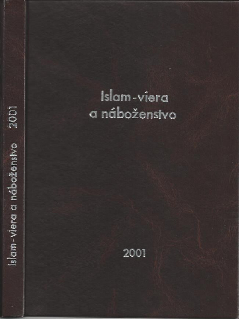 Islam Viera A Nabozenstvo 2001 | PDF