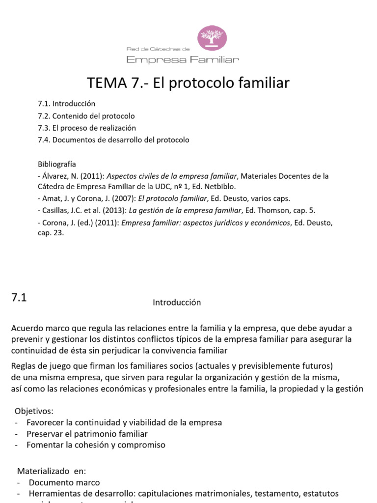 Tema7 Empresa Familiar | PDF | Business | Compartir (Finanzas)