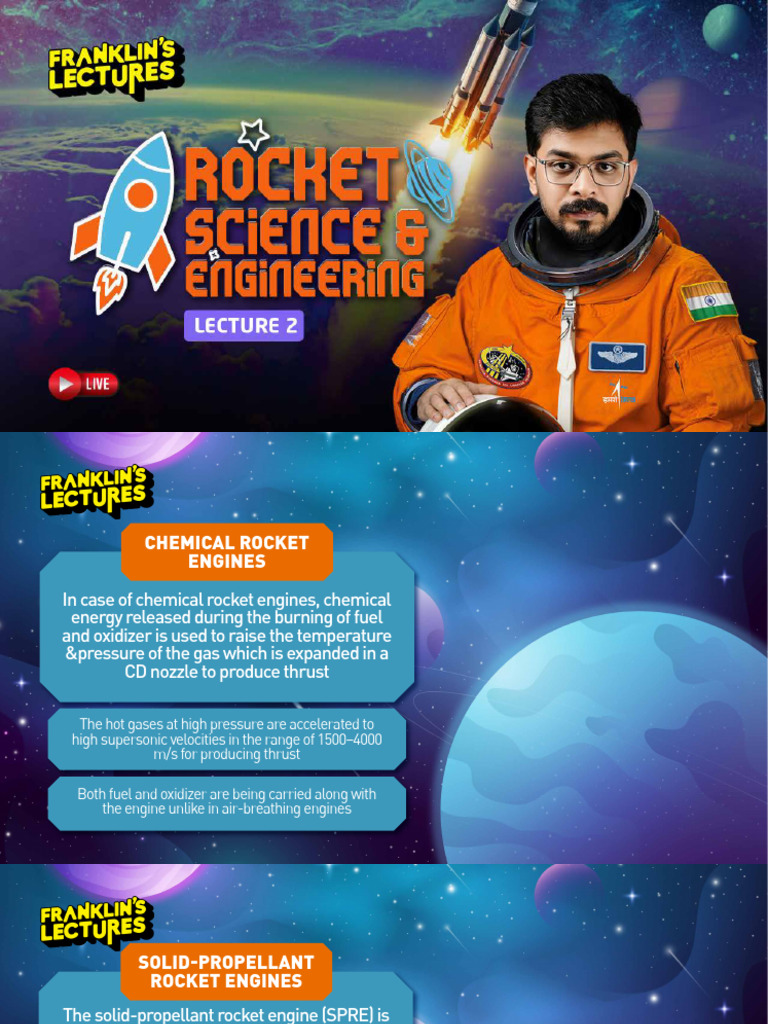 Lecture 2 - Rocket Science & Engineering - Franklin's Lectures | PDF | Rocket Propellant ...