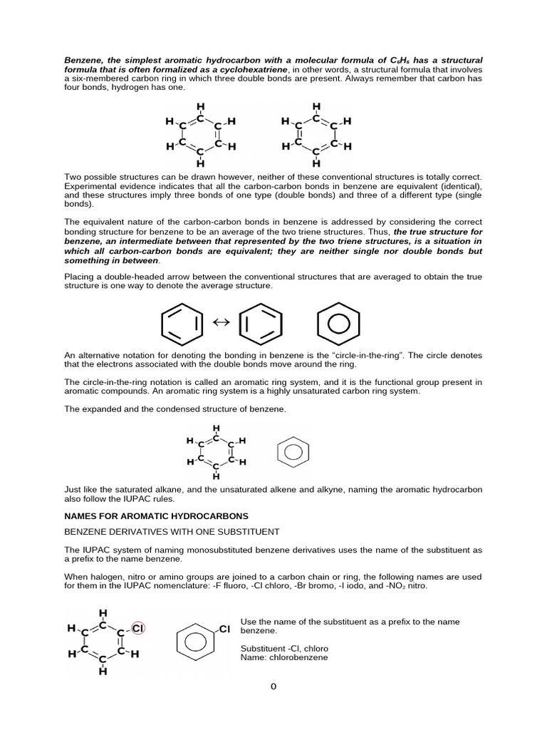 Aromatic-Hydrocarbon (1) | PDF | Alkene | Aromaticity
