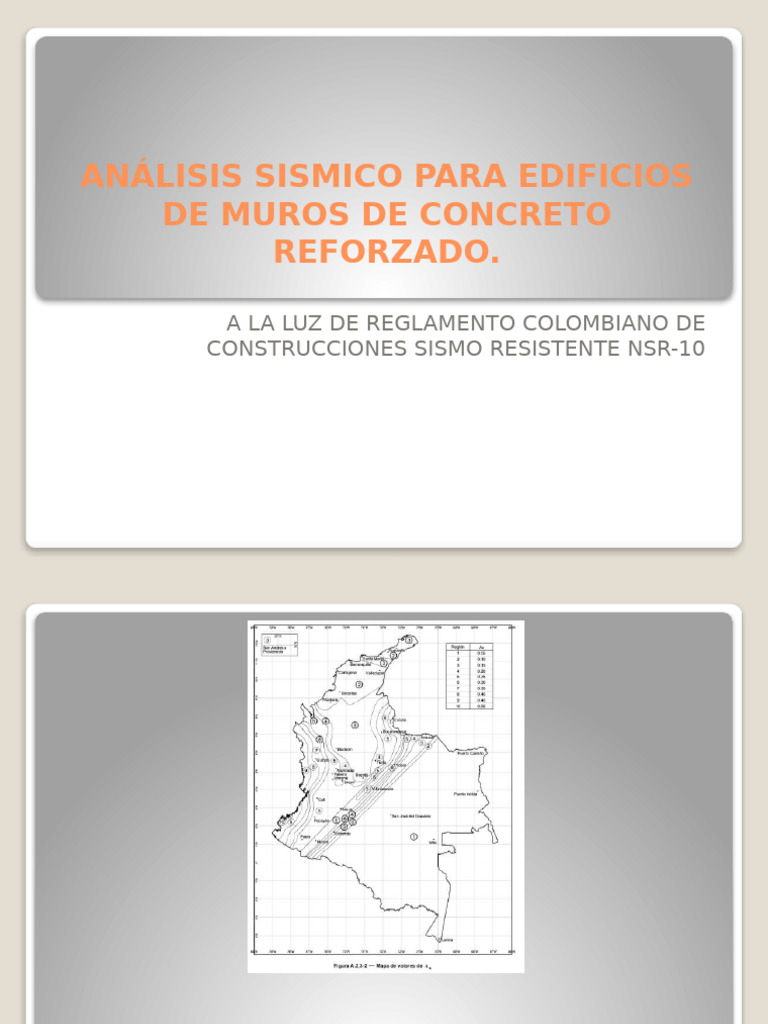 Análisis Edificio Muros Concreto Reforzado | PDF | Hormigón | Ingeniería Sísmica