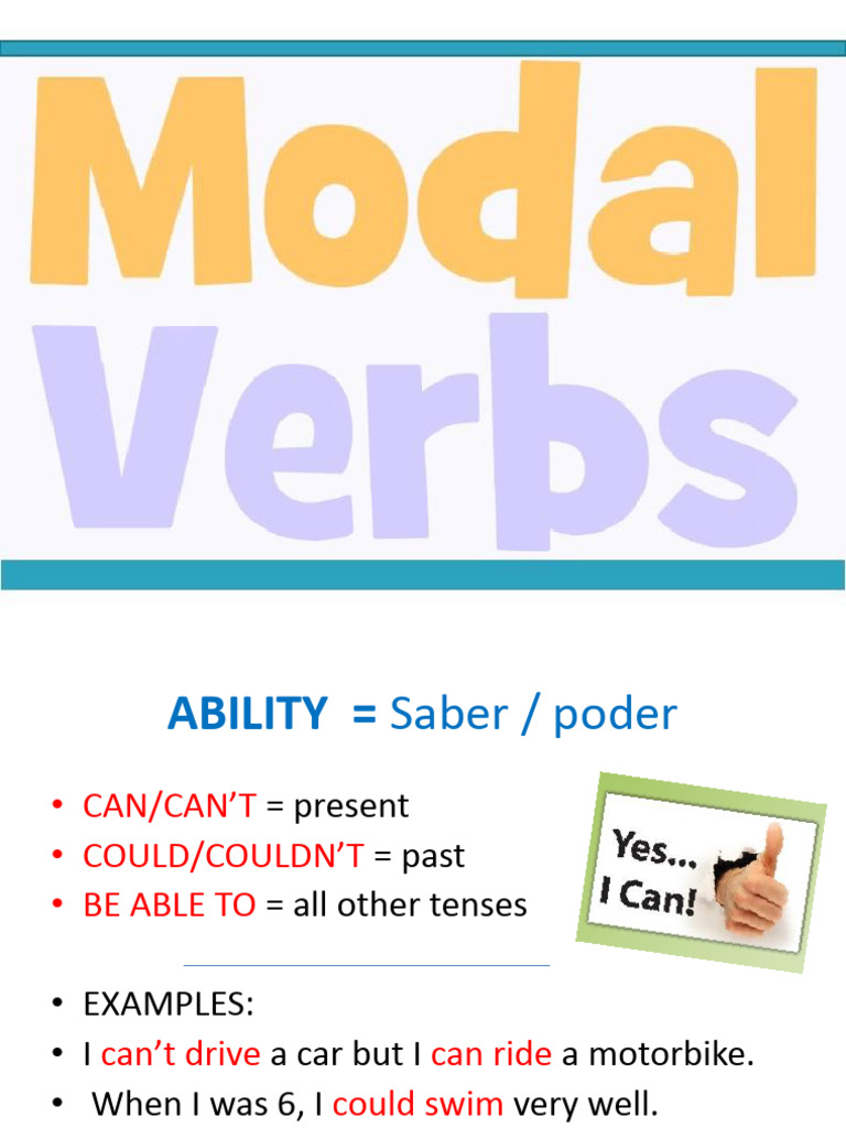modal-verbs | PDF | Grammatical Tense | Verb