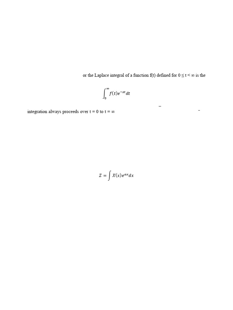 Laplace Transform Pdf Laplace Transform Algebra