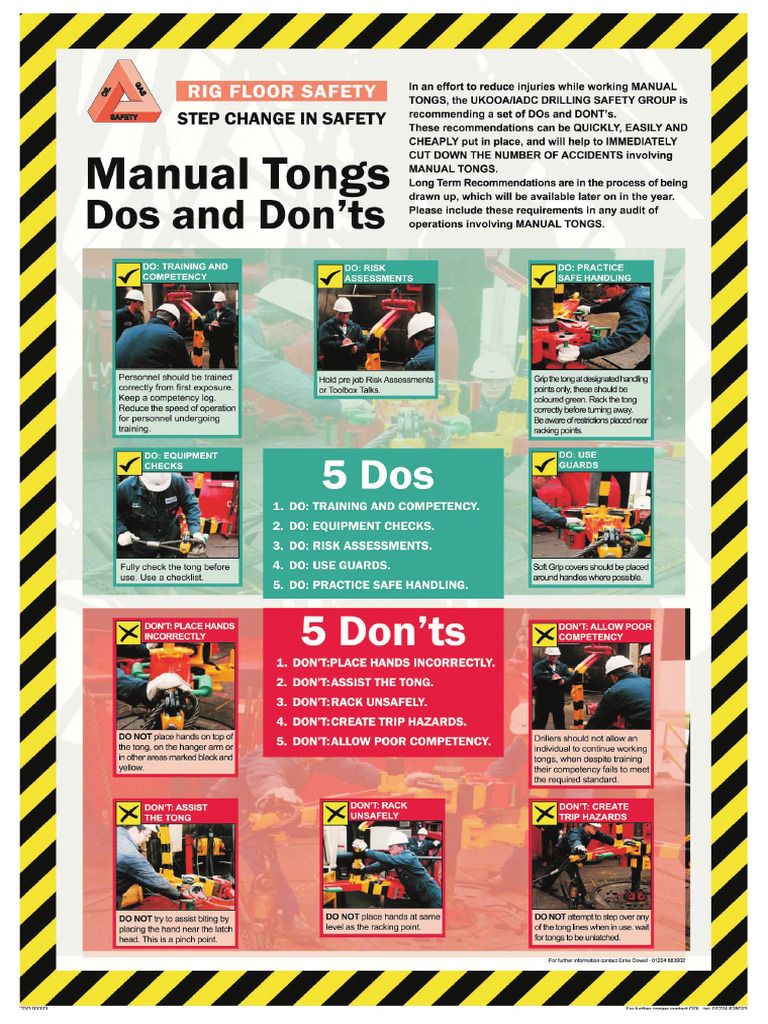 Manual Tongs 2 | PDF