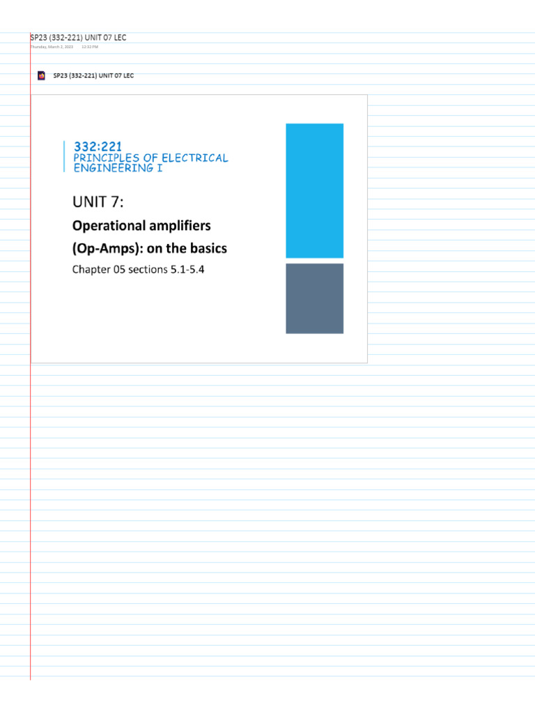 FA24 (332-221) UNIT 07 LEC - Annotated | PDF