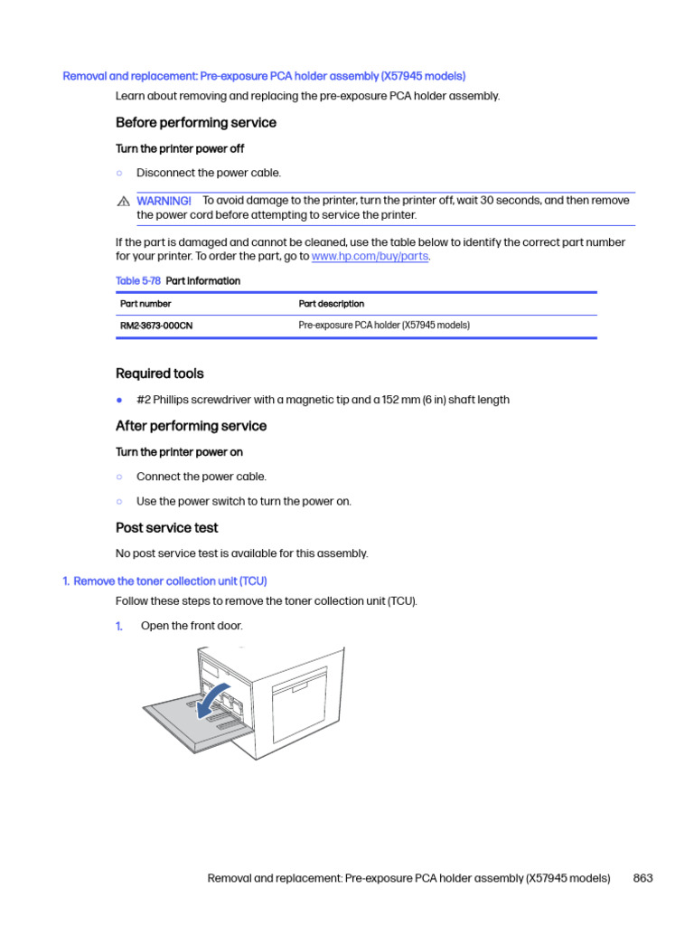 Pre Exposure PCA Replacement Instructions | PDF | Electrostatic ...