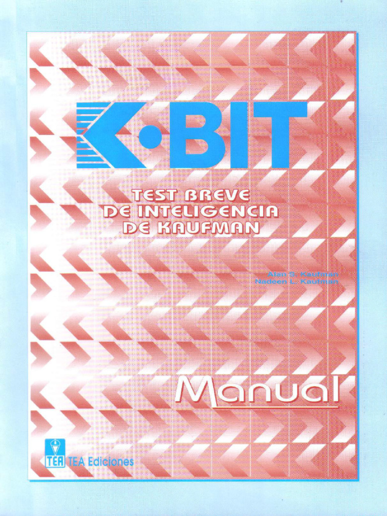 K-BIT - Test Breve de Inteligencia de Kaufman | PDF
