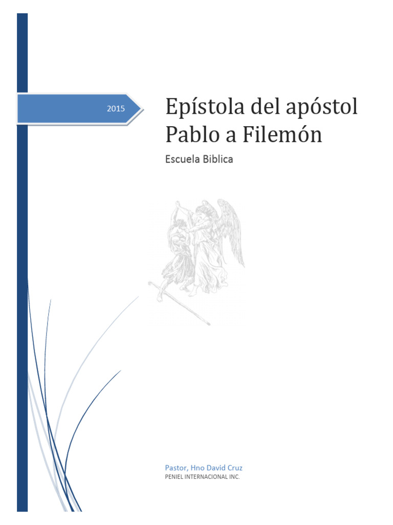 Carta A Filemon | PDF | Epístola a Filemón | Pablo el apóstol