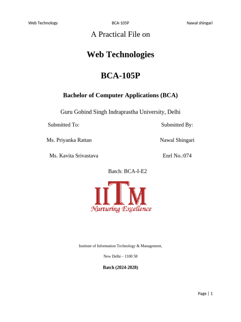 Nawal HTMLfile | PDF | Html | World Wide Web