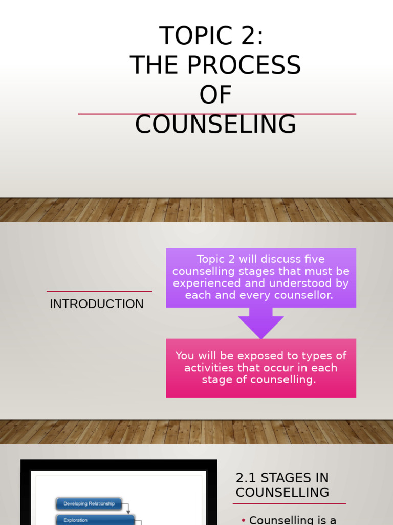 Five Stages of the Counseling Process | PDF | Cognition | Knowledge