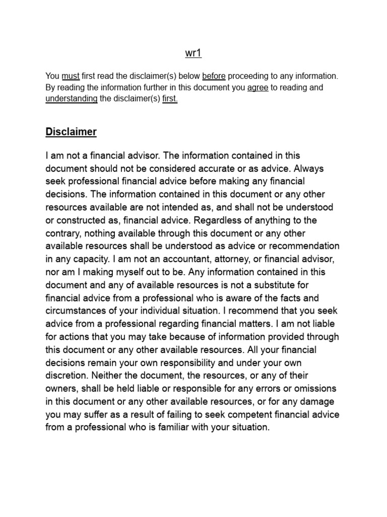 wr1 PDF V2 | PDF | Futures Contract | Market Trend