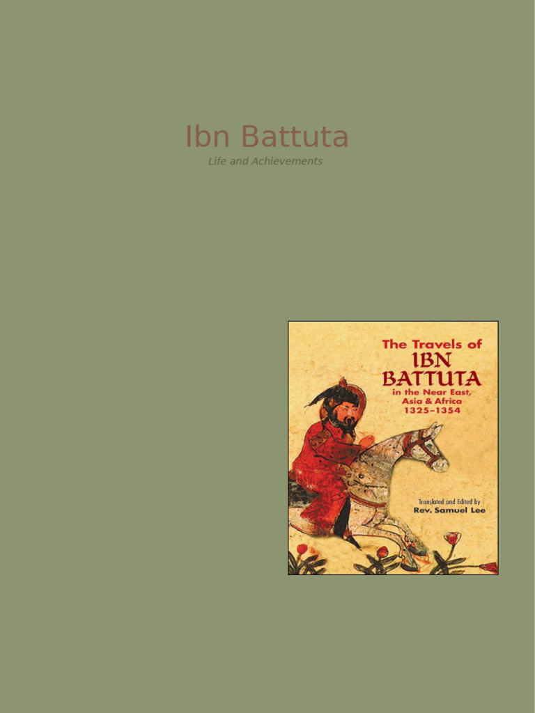 Ibn Battuta: Life and Achievements | PDF