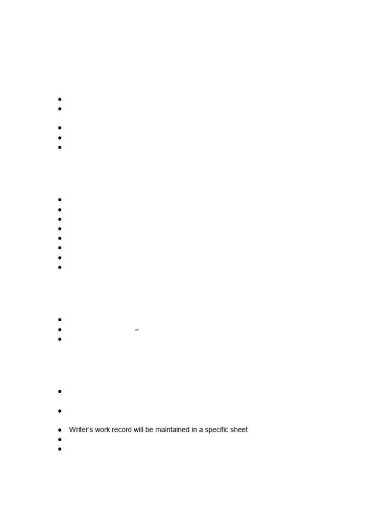 Freelancer Network - Scope of Work & Process - Content | PDF