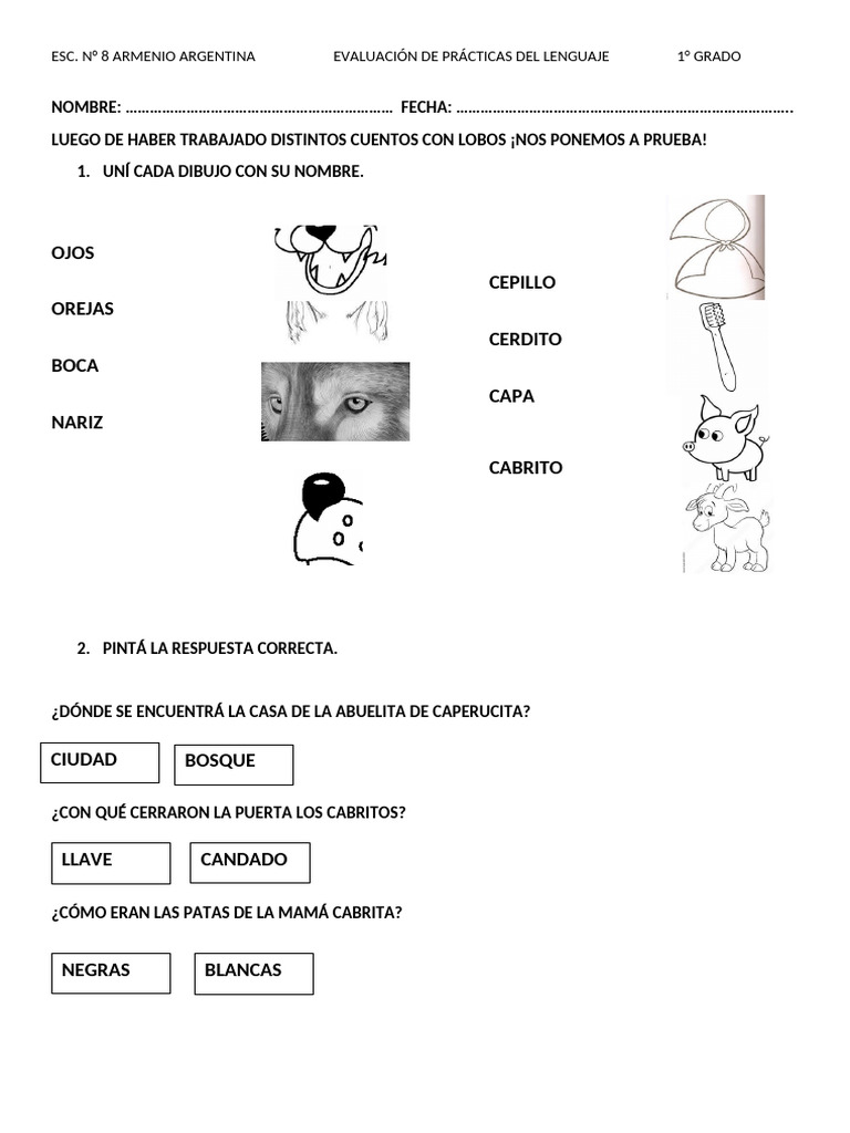 Actividad De Lectura Y Comprensión Lectora Pdf