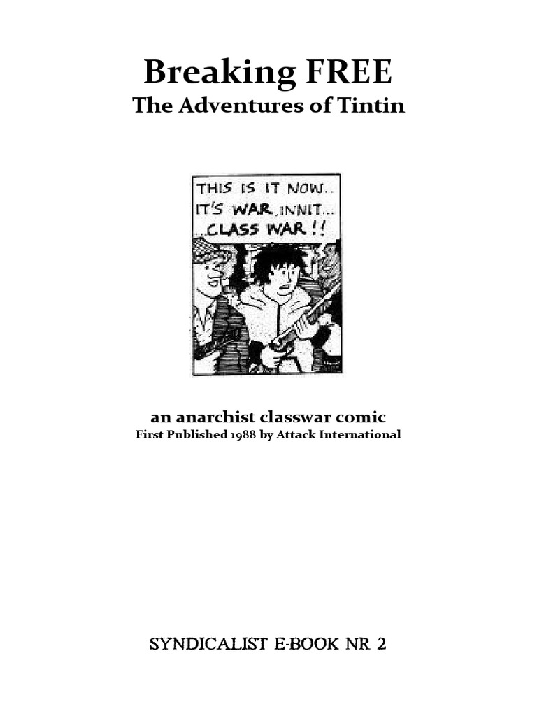The Adventures of Tintin Breaking Free | PDF