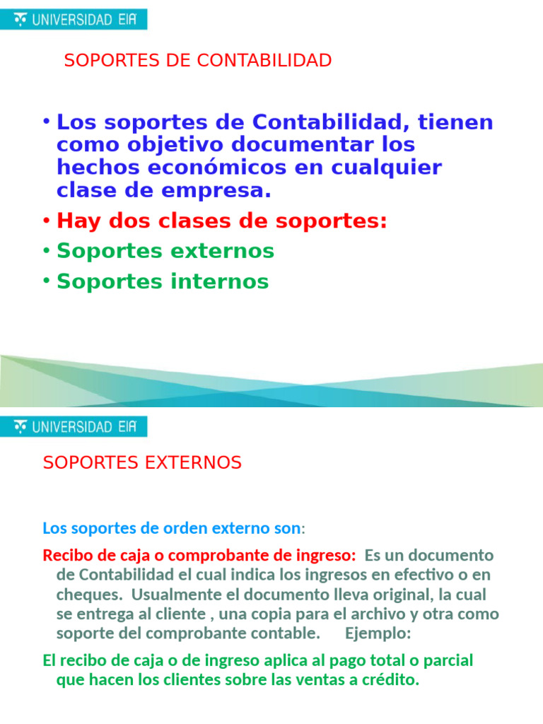 Soportes de Contabilidad | PDF | Contabilidad | Bancos