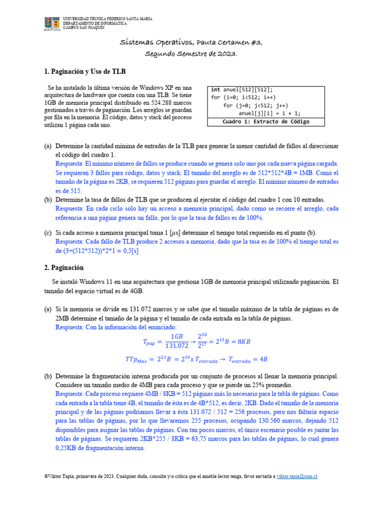Pauta C3 202302 | PDF | Ingeniería Informática | Software