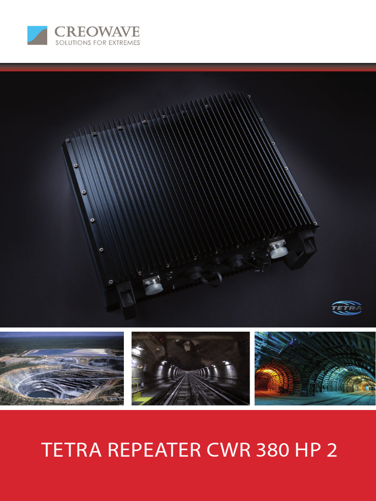 Tetra Repeater CWR 380 HP 2 | PDF | Bandwidth (Signal Processing) | Computer Engineering