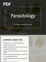 Clinical Parasitology I - Lecture Notes 2 - Classification of Parasites ...
