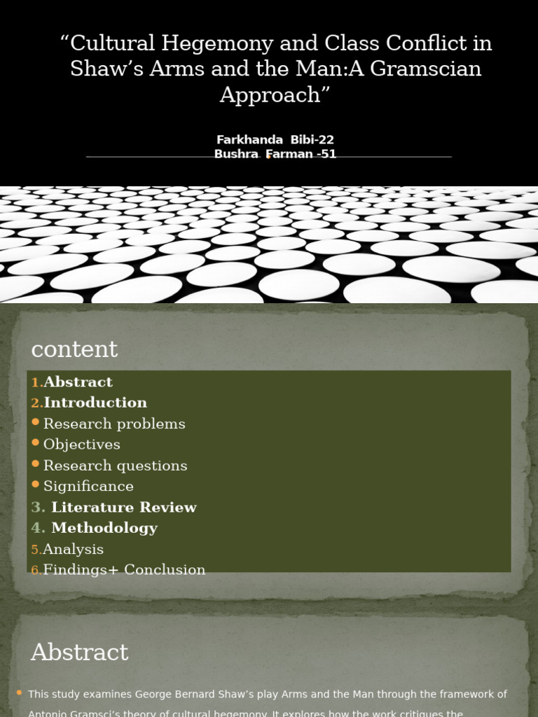 Gramsci's Cultural Hegemony in Shaw's Play | PDF | Antonio Gramsci ...